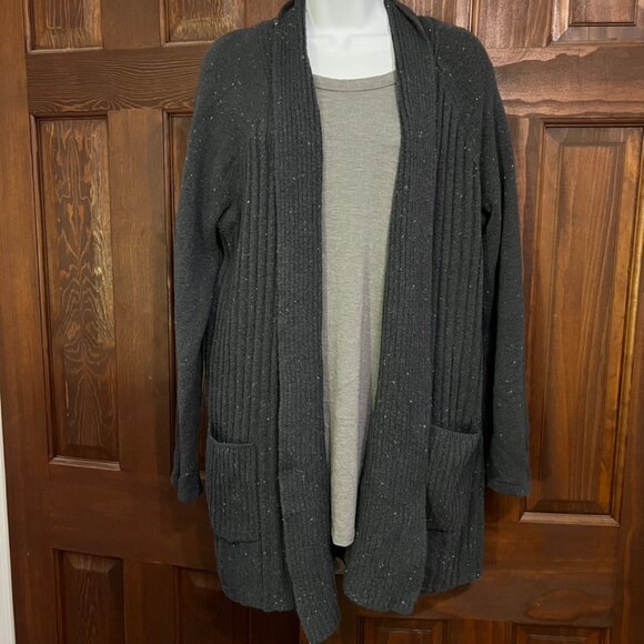 croft & barrow | Sweaters | Croft Barrow Super Soft Blue Ribbed Open ...